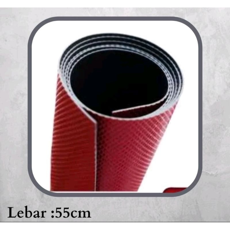 Jual Karpet Talang Merah Hitam 55 70 90 cm Karpet Anti Air Tebal Per ...