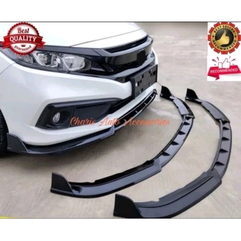 Jual FRONT LIPS CIVIC TURBO SEDAN 2019 2020 2021 FACELIFT OEM | Shopee ...