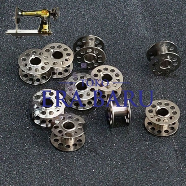 Jual 107 SPUL BESI TRADISIONAL SPOOL BOBBIN MESIN JAHIT JADUL/PORTABLE ...