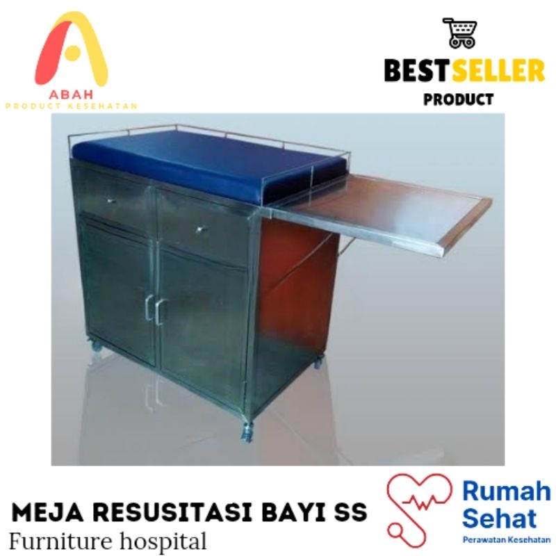 Jual Meja Resusitasi bayi stainless / baby table stainless | Shopee ...