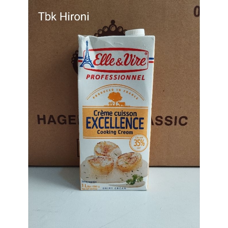 Jual Cooking Cream Elle Vire 1lt | Shopee Indonesia