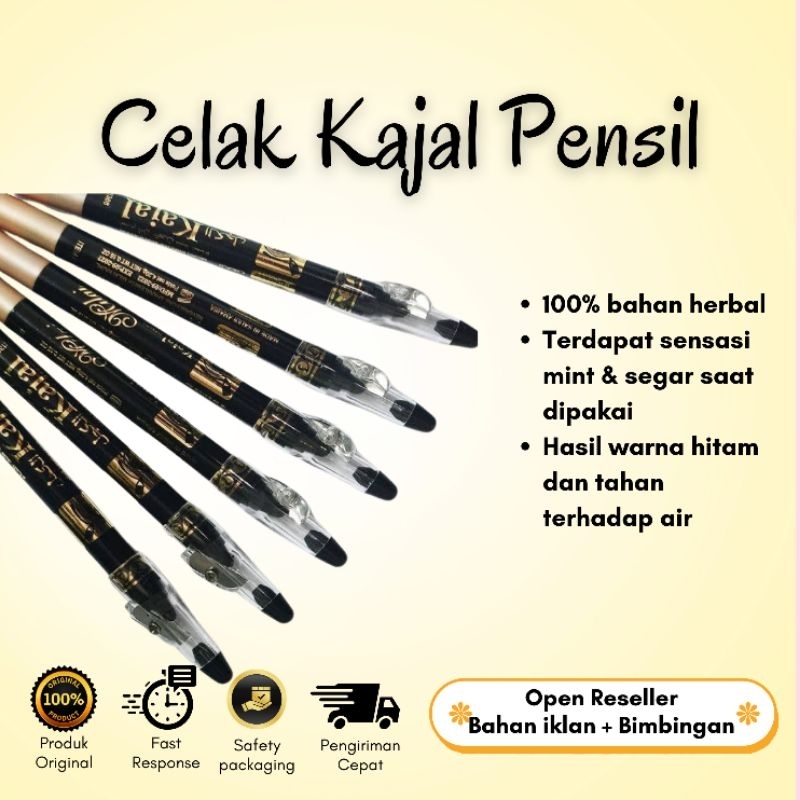Jual CELAK KAJAL PENSIL WATERPROOF ORI | Shopee Indonesia