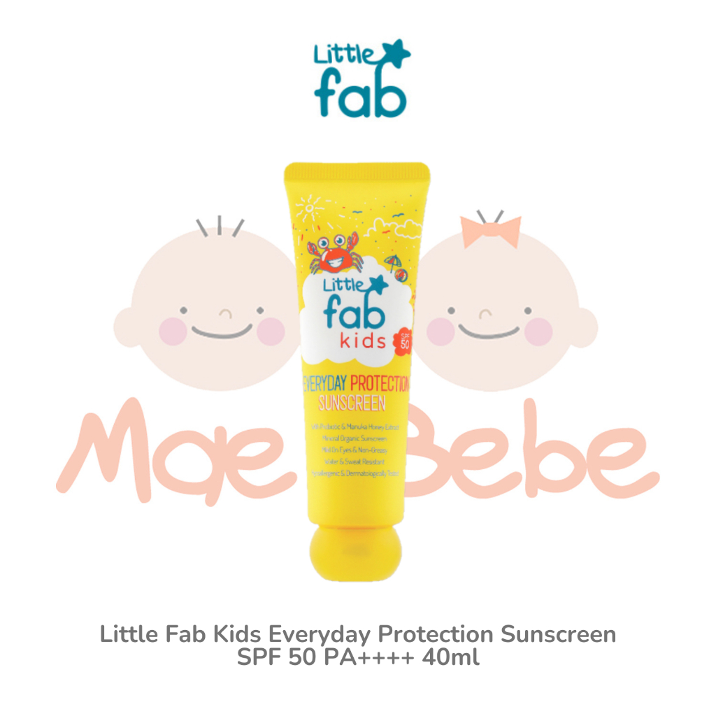 Jual Little Fab Kids Everyday Protection Sunscreen SPF 50 PA++++ Tabir ...