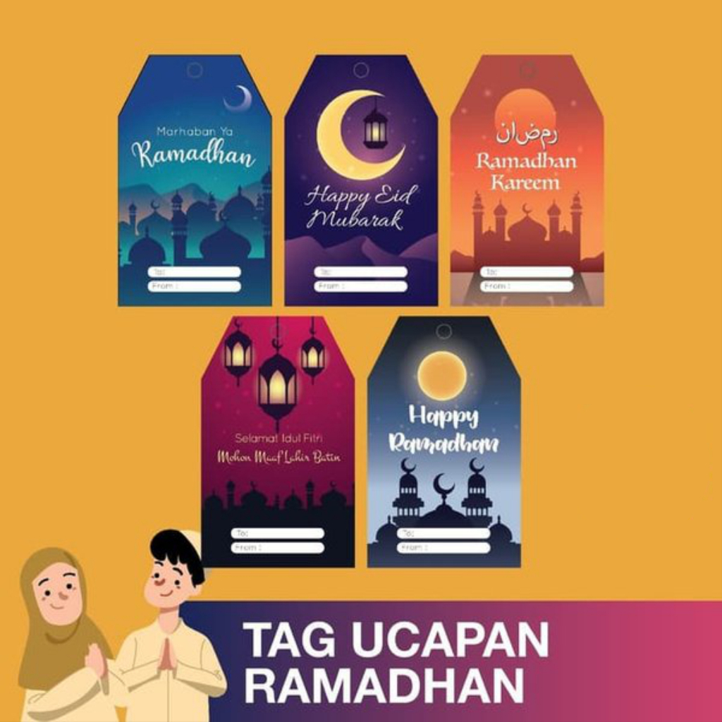 Jual Hangtag Label Ramadhan Custom Free Desaign | Shopee Indonesia
