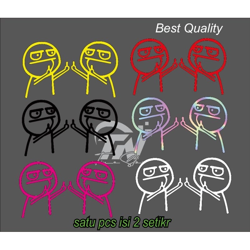 Jual STIKER KARTUN FUCEK JARI TENGAH | Shopee Indonesia
