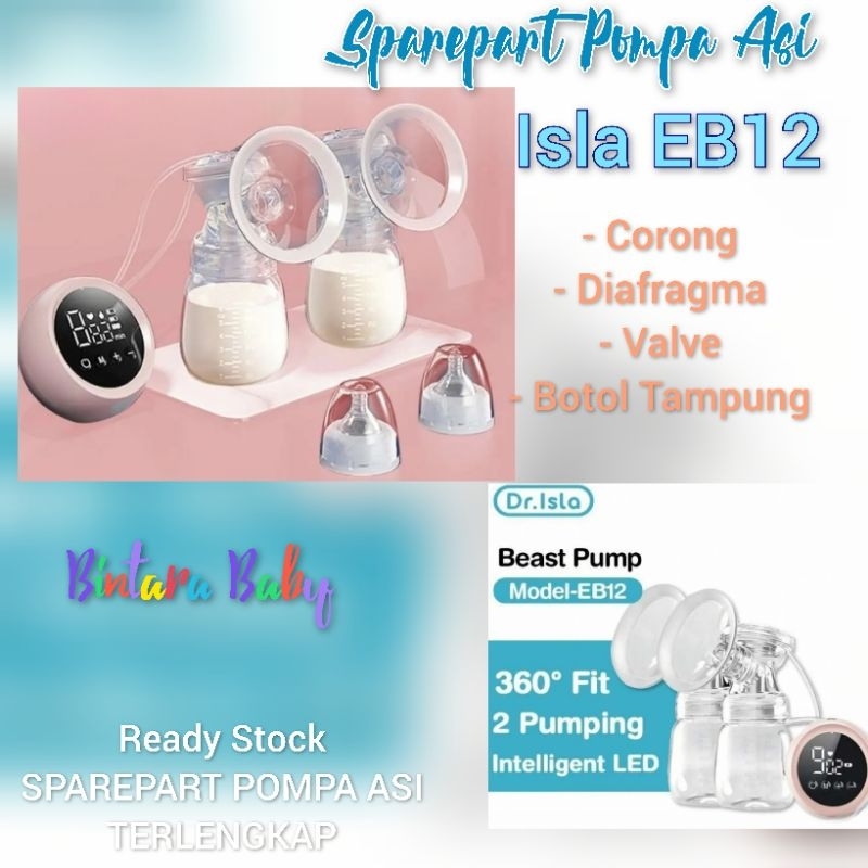 Jual Sparepart Pompa Asi Isla EB12 Valve Corong Diafragma Isla Tipe Elektrik EB 12 Spare part ...