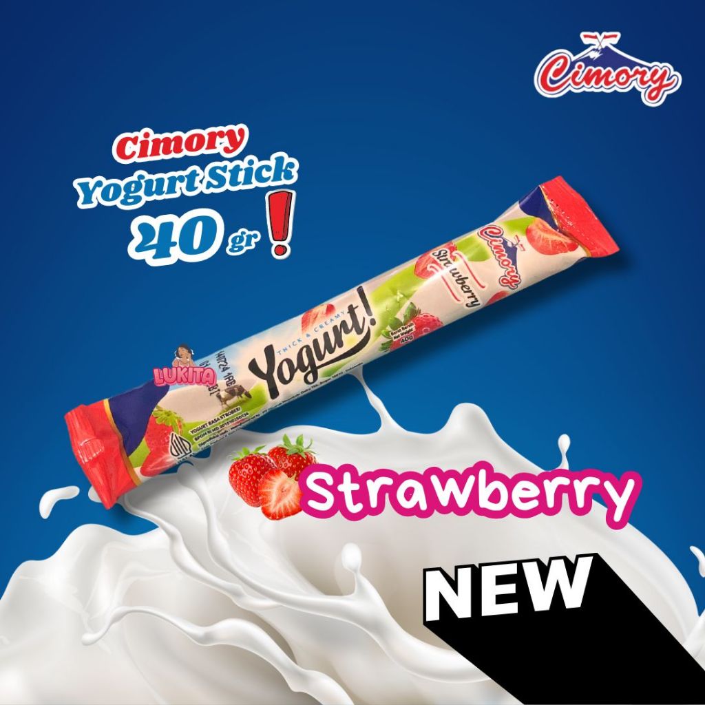 Jual Cimory Yogurt Stick 40 gram Strawberry Blueberry | Rendah Kalori ...