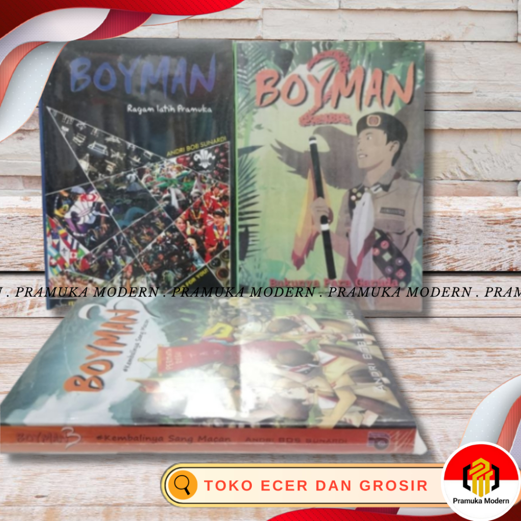 Jual Buku Boyman ragam latih pramuka edisi lengkap jilid 1 2 dan 3 | Shopee Indonesia