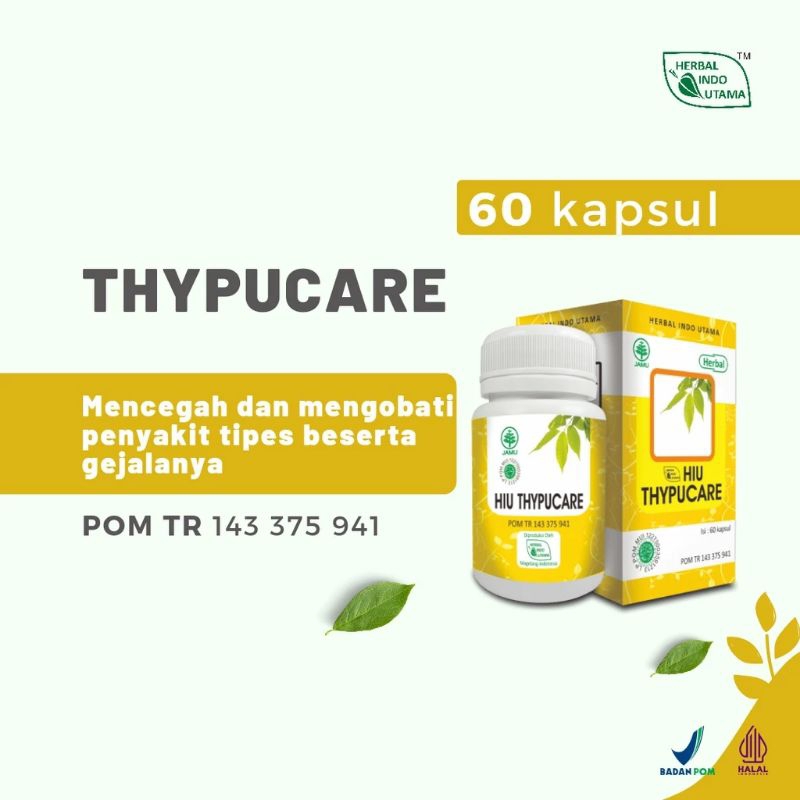 Jual THYPUCARE isi 60 Kapsul Tipes Demam Tipus Obat Thypus Sakit Kepala ...