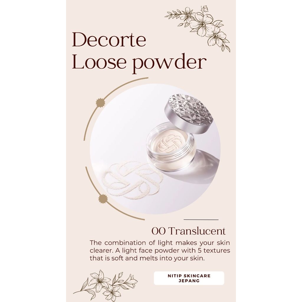 Jual decorte loose powder original japan, original decorte japan BEST ...