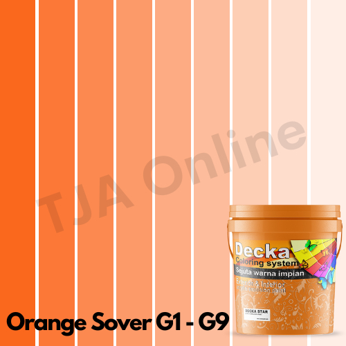 Jual Cat Tembok Interior Decka Star Homer Paint Orange Sover Tinting ...