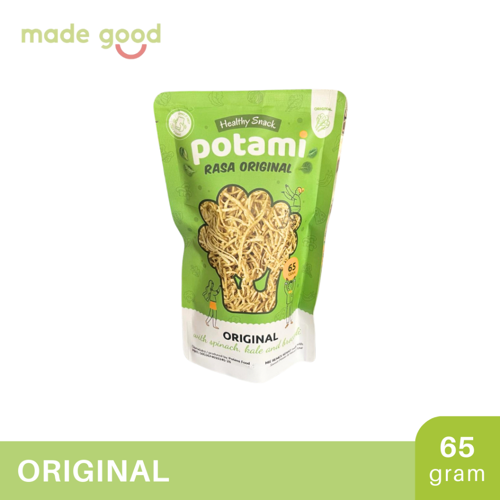 Jual Potami Healthy Snack 65gr Mie Remes Bayam Original Spicy Cheese ...