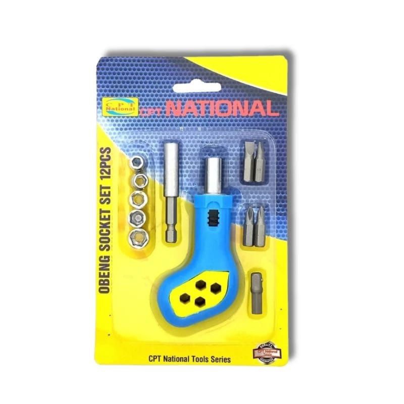 Jual Obeng Socket Set / Obeng Kunci Sok Serbaguna Multifungsi 12 PCS ...