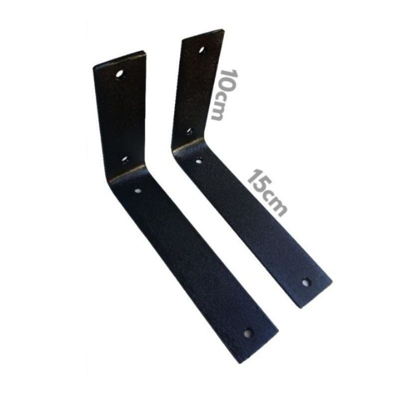 Jual Besi siku penopang papan bracket/braket plat hambalan rak dinding ...