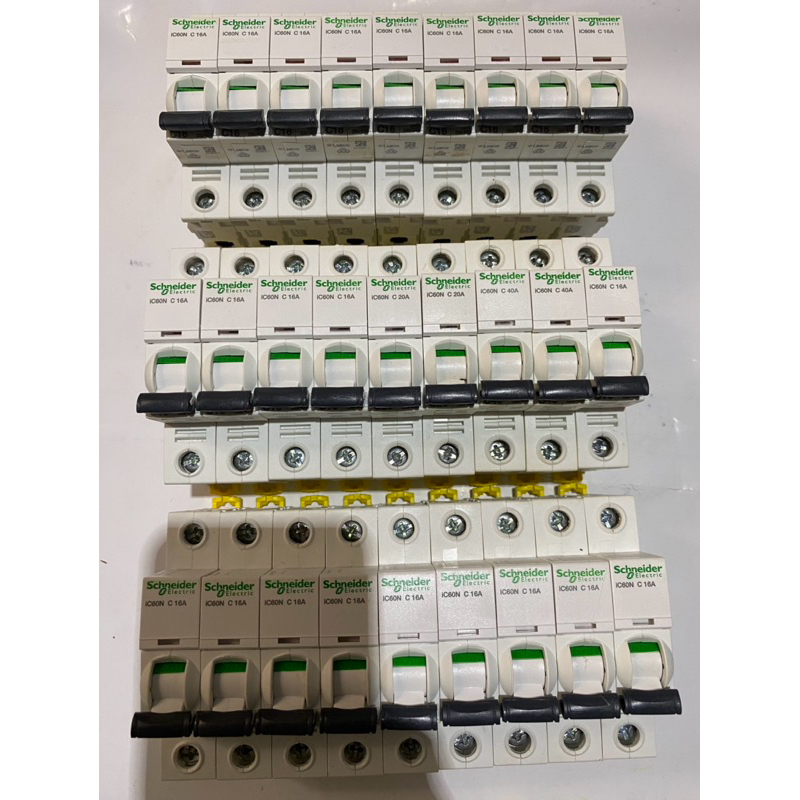 Jual MCB IC60N 1poll C10 , C16A , C20A , 40A ORIGINAL bekas mulus 99% ...