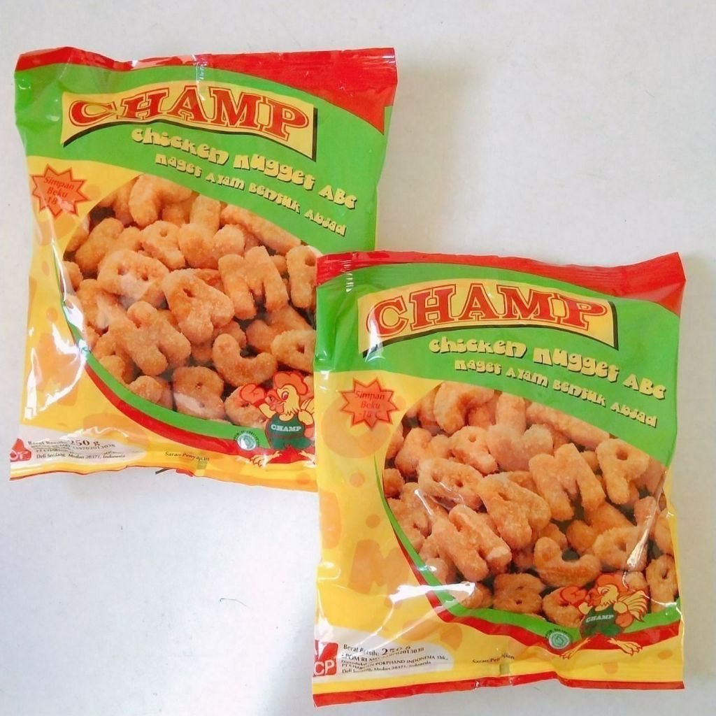 Jual Nugget ayam champ huruf champ ABC | Shopee Indonesia