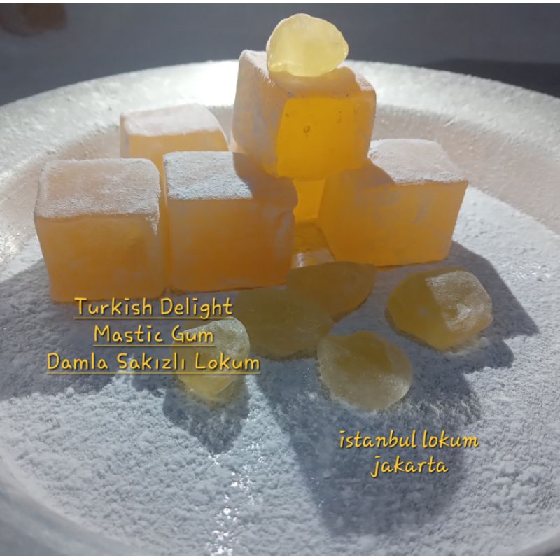 Jual Turkish Delight Lokum Mastic Gum/Lokum with Greek Chios 180 Gr ...