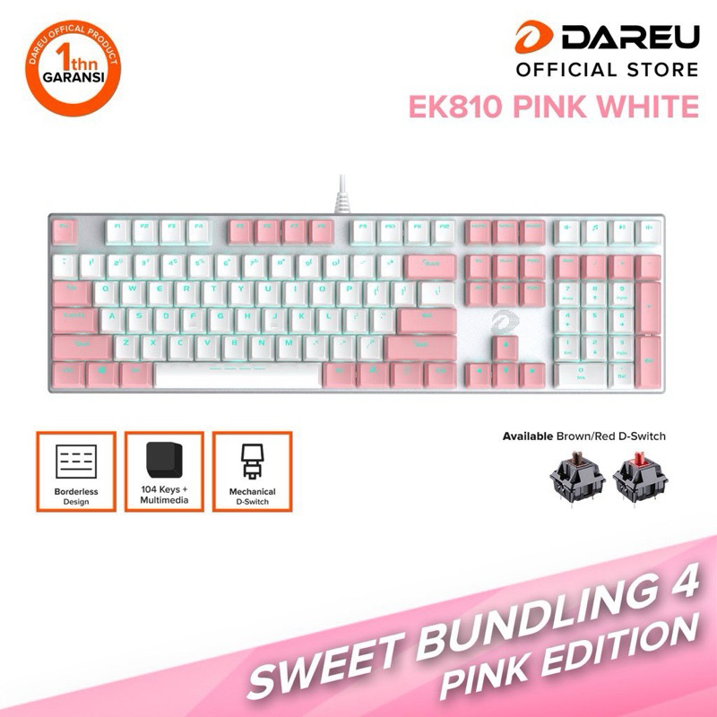 Jual DAREU KEYBOARD EK810 | Shopee Indonesia