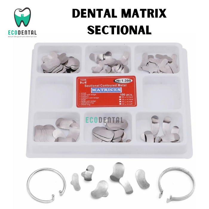 Jual Dental Sectional Contoured Matrix Metal Isi 100pc | Shopee Indonesia