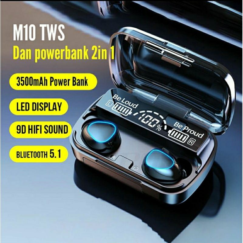 Jual Headset Bluetooth TWS M10 | Shopee Indonesia