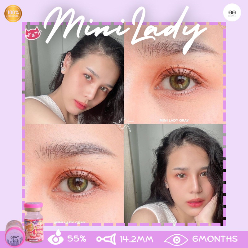 Jual AS Softlens Mini Lady Kittykawaii Original (Kemasan Botol Kaca ...