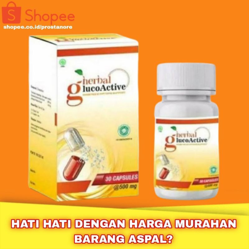 Jual GLUCOACTIVE OBAT DIABETES KENCING MANIS PANKREAS INSULIN 30 KAPSUL ...