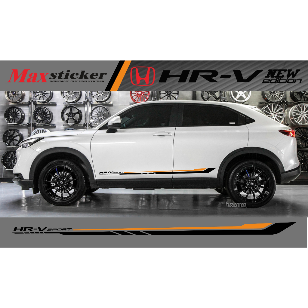 Jual STICKER LIST BODY SAMPING HONDA HRV 2023 CUTTING STICKER HONDA HRV ...