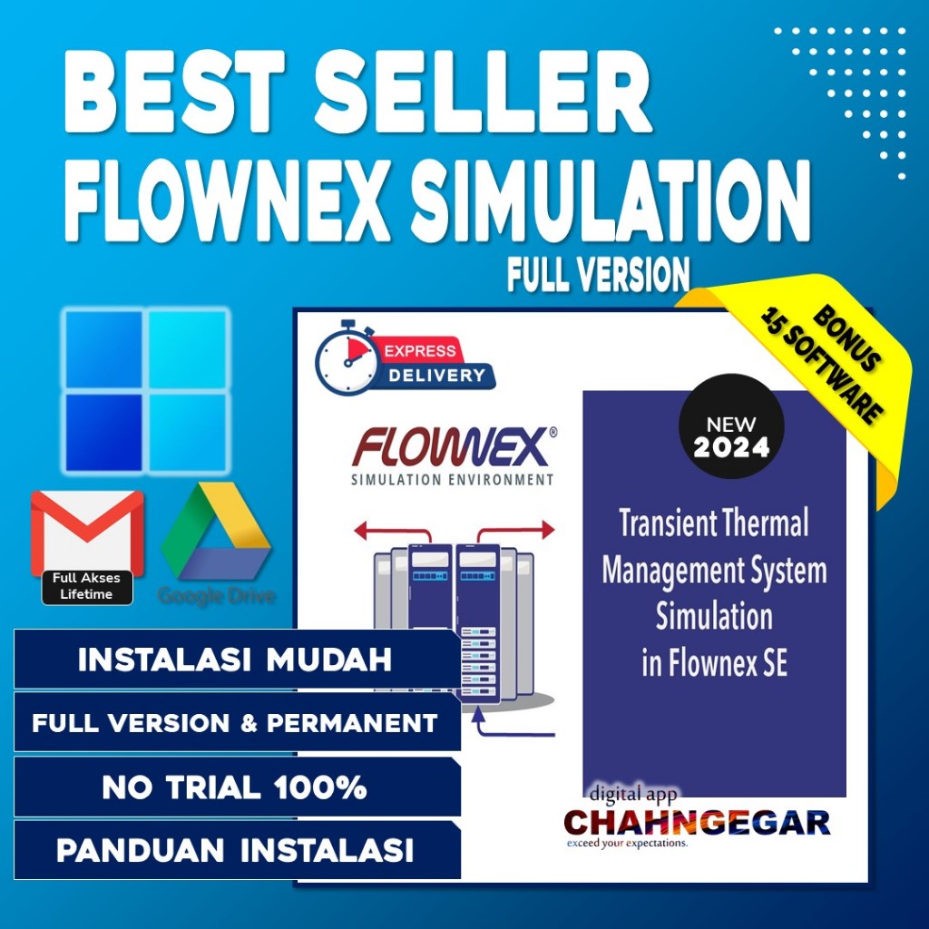 Jual Flownex Simulation Environment 2023 Full Version Software ...