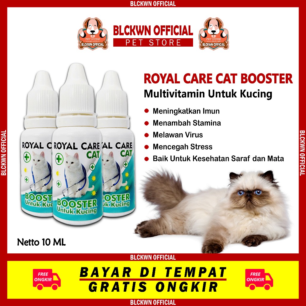 Jual Vitamin Kucing Imun Tubuh Royal Care Booster Cat | Shopee Indonesia