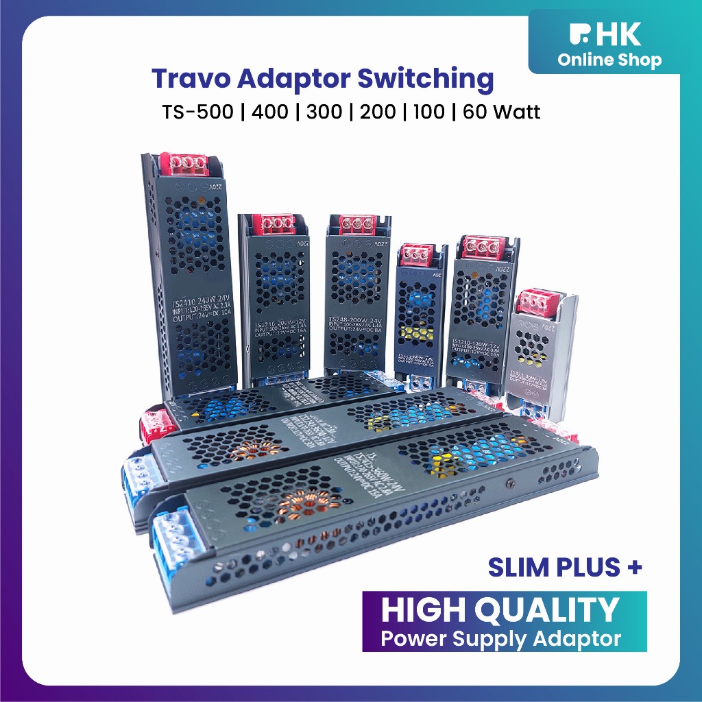 Jual HK-Power Supply Adaptor 3A/5A/10A/20A/30A Switching LED 12V ...