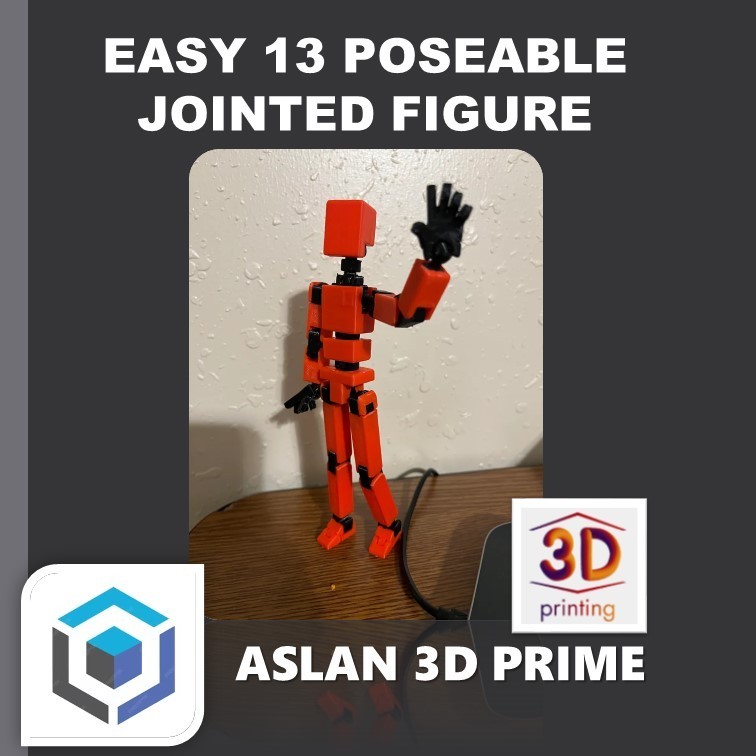Jual EASY 13 JOINTED POSEABLE ACTION FIGURE LUCKY DUMMY 3D Print TITAN ...