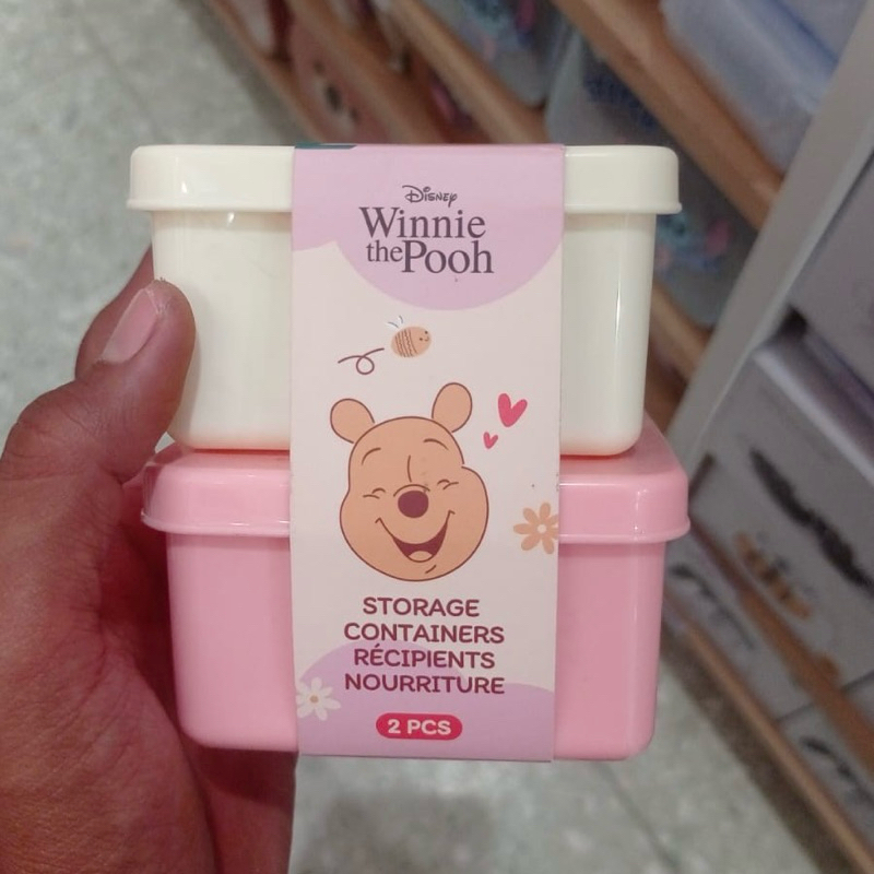 Jual MINISO Disney winnie the pooh bento box fruits theme collection ...