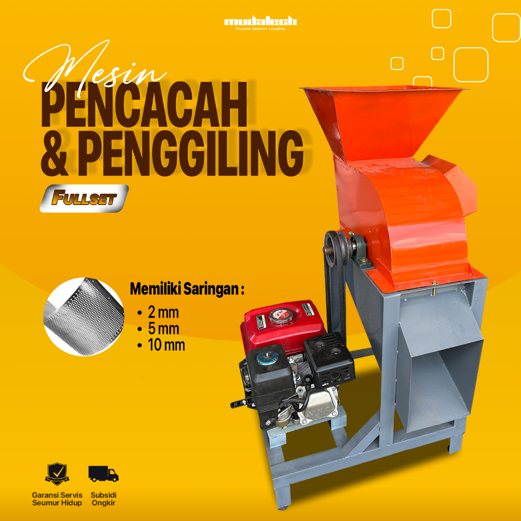 Jual Mesin Cacah Rumput Batang Multifungsi Pencacah Sabut Kelapa ...