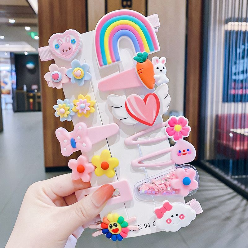 Jual JEPIT RAMBUT 14 PCS / JEPIT RAMBUT ANIMASI ANAK DEWASA MINI KOREA ...