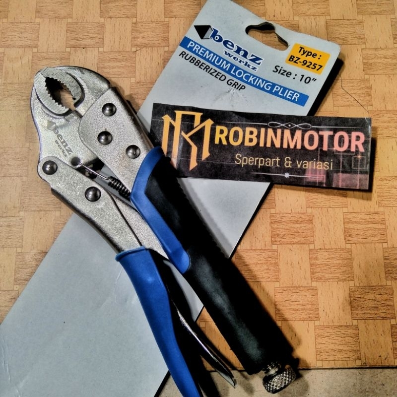 Jual TANG BUAYA TANG JEPIT VICE GRIP LOCKING PLIER 10inch BENZ | Shopee ...