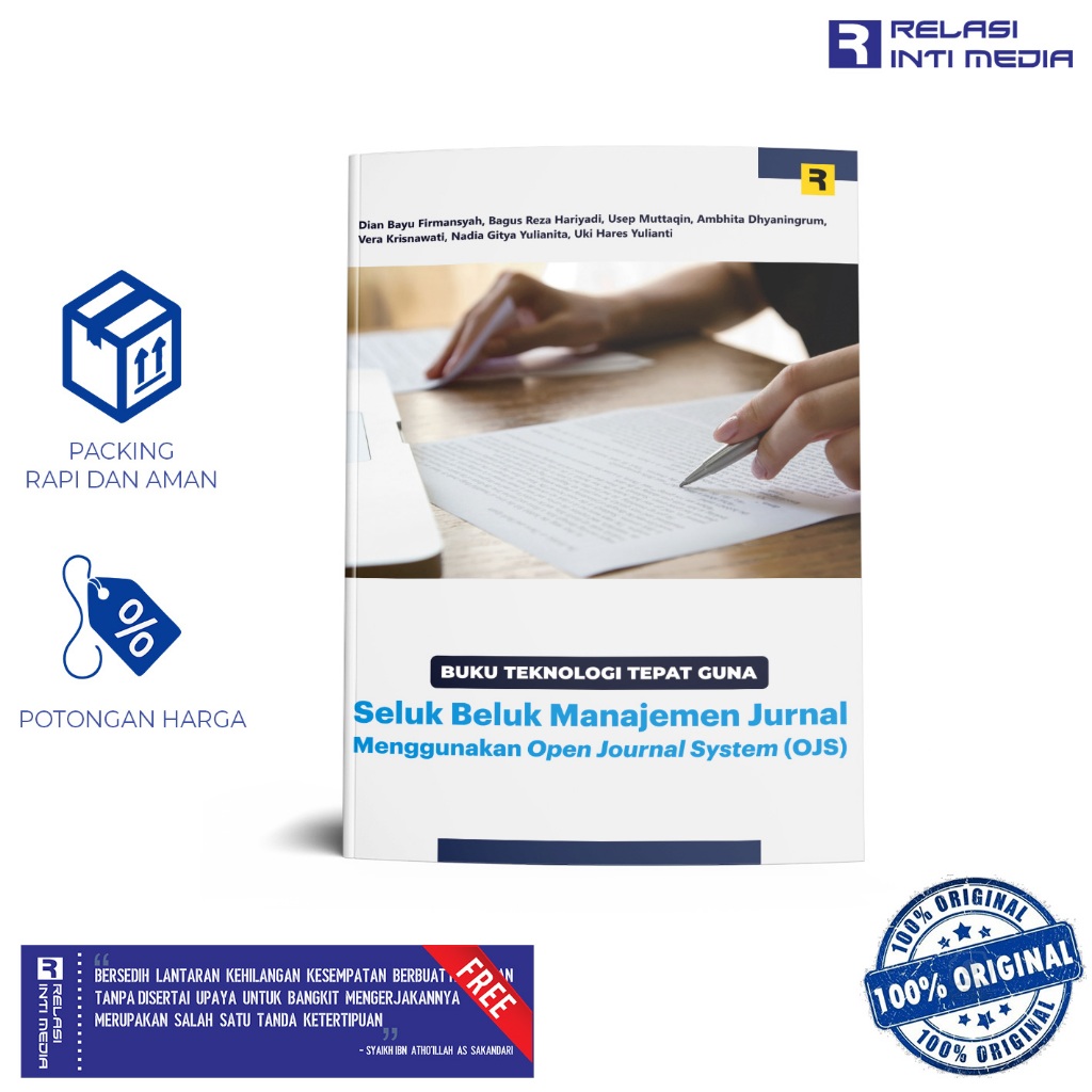 Jual Buku SELUK BELUK MANAJEMEN JURNAL MENGGUNAKAN OPEN JOURNAL SYSTEM (OJS) | Shopee Indonesia