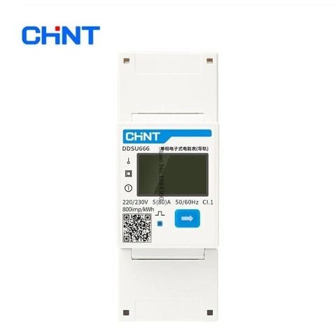 Jual CHINT DDSU666 Single Phase 5(80)A RS485 Din-Rail Meter IP2W 220V | Shopee Indonesia