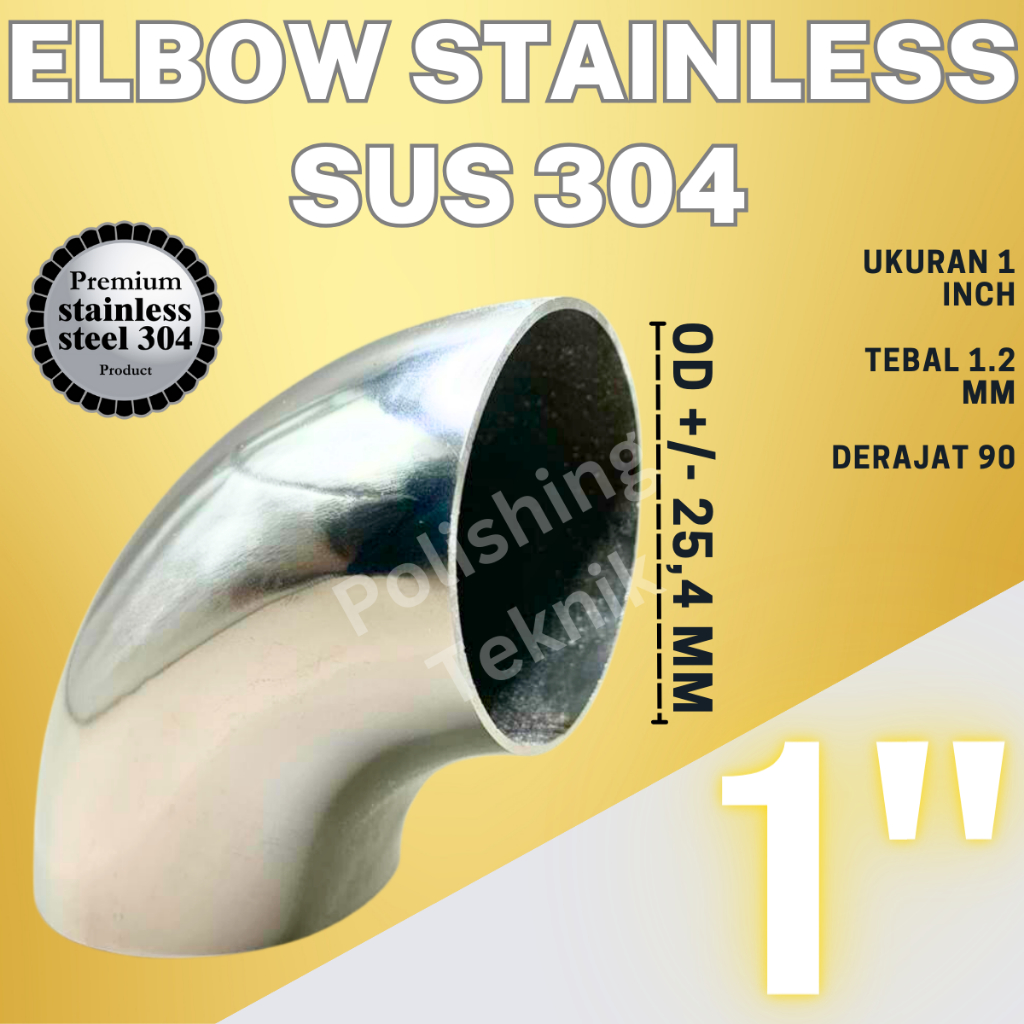 Jual ELBOW STAINLESS 1" Inch SUS 304 | Shopee Indonesia