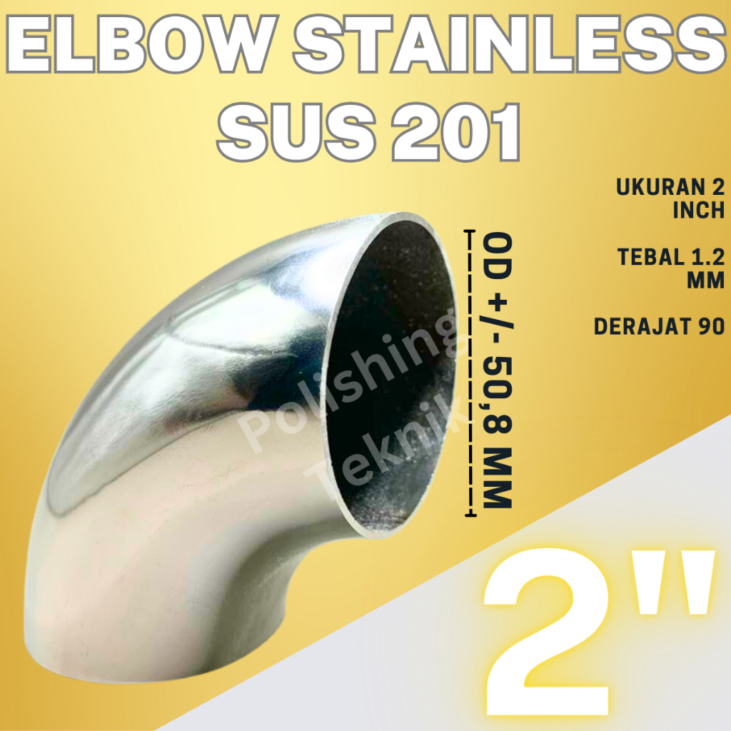 Jual ELBOW STAINLESS 2" Inch SUS 201 | Shopee Indonesia