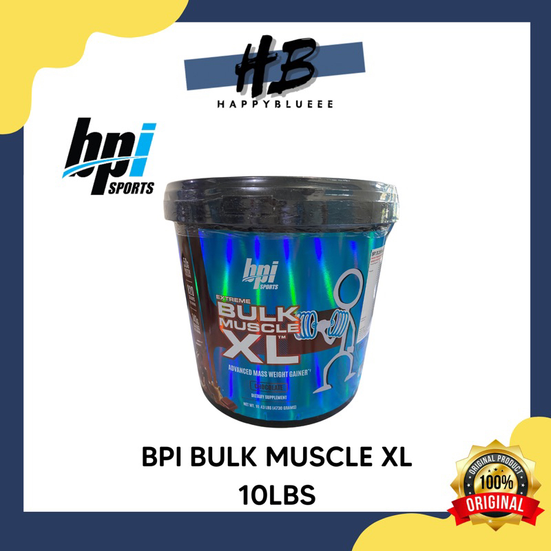 Jual BPI BULK MUSCLE XL MASS GAINER 10LBS 6.8KG | Shopee Indonesia