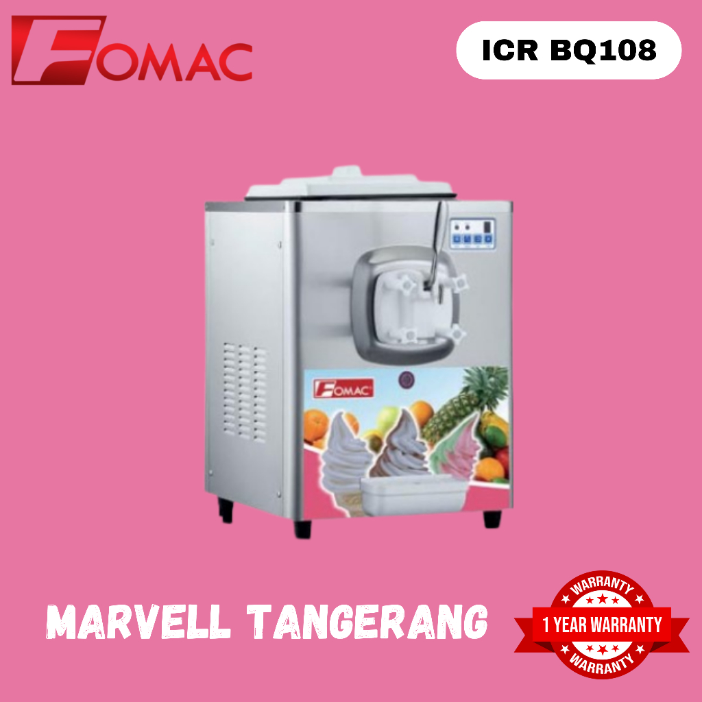 Jual FOMAC ICR BQ108 Soft Ice Cream Machine / Mesin Es Krim | Shopee ...