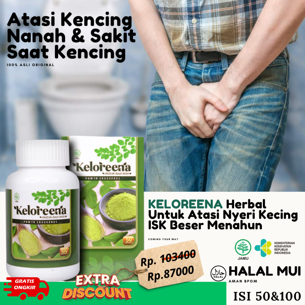 Jual Obat Sering Kencing Terus Menerus - Beser | Keloreena Ekstrak Daun ...