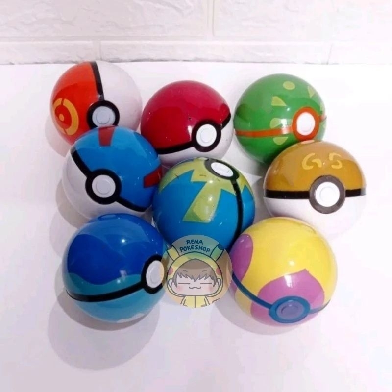 Jual Figure Bola Pokemon Pokeball Besar (Tanpa Isi) | Shopee Indonesia