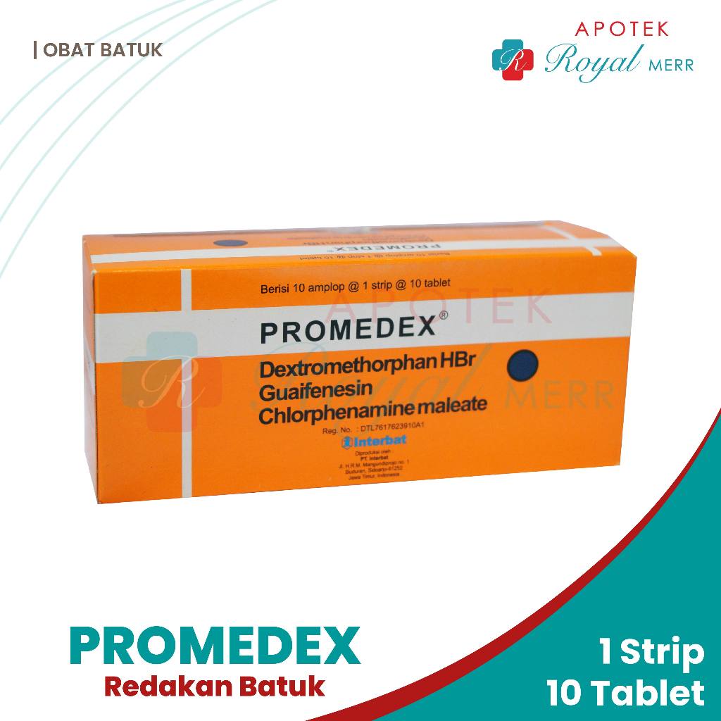 Jual PROMEDEX STRIP ISI 10 TABLET Untuk Meredakan Batuk Yang Disebabkan Alergi | Shopee Indonesia