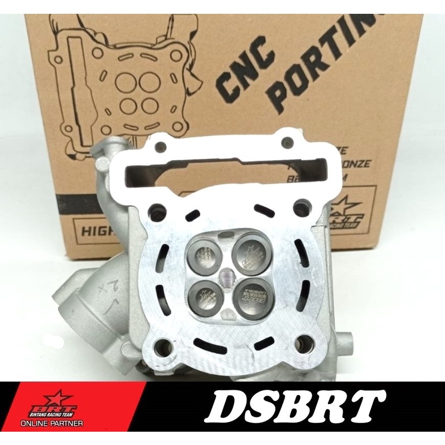 Jual HEAD BRT NMAX N Max Albronze PORTING CNC 22 19 | Shopee Indonesia