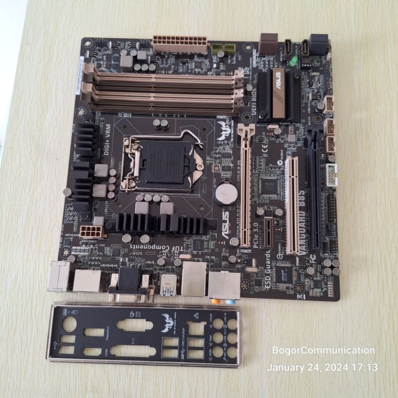 Jual Motherboard Asus VANGUARD B85 Intel Haswell Socket 1150 DDR3 ...