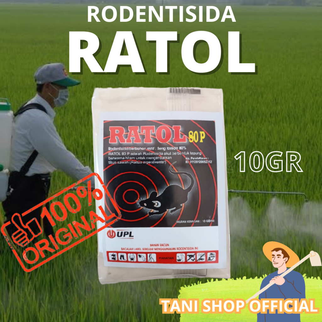 Jual rodentisida racun tikus ratol 10gr asli original | Shopee Indonesia