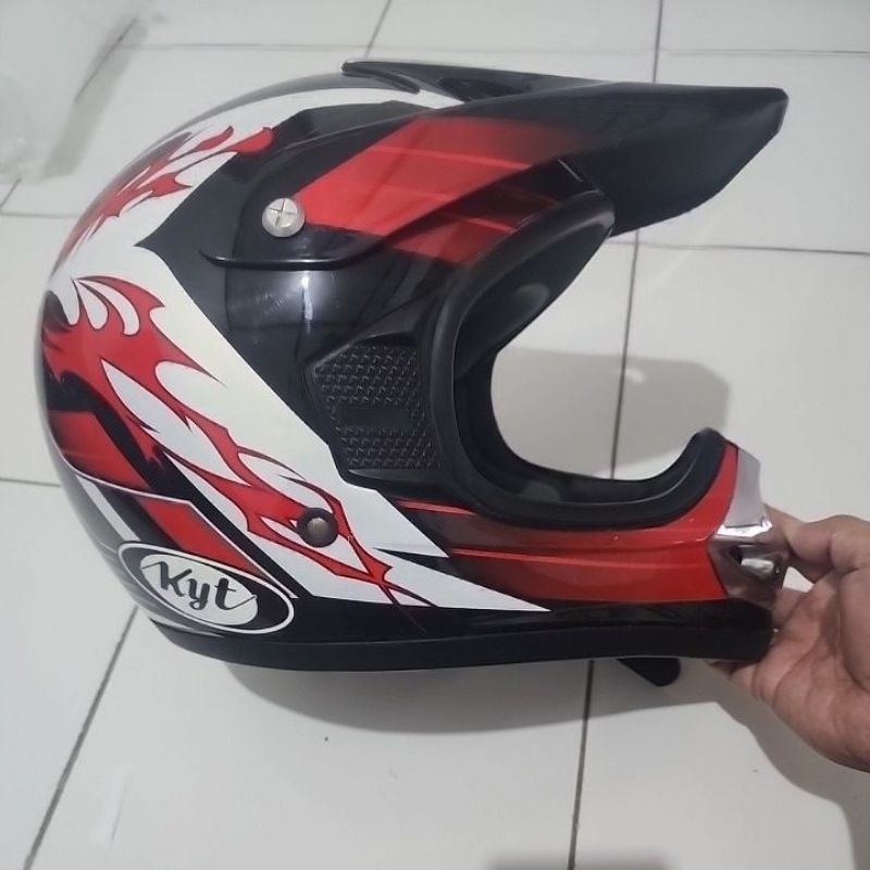 Jual Helm Cross KYT Motocross KYT Motorcross KYT Trail KYT original ...