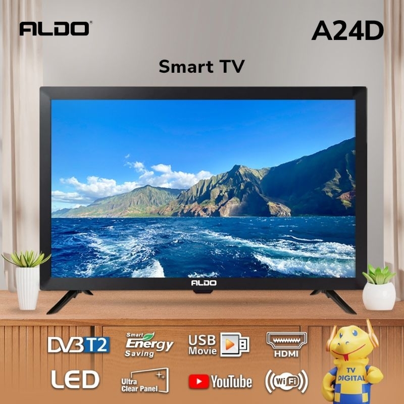 Jual smart tv aldo a24d 24inch | Shopee Indonesia