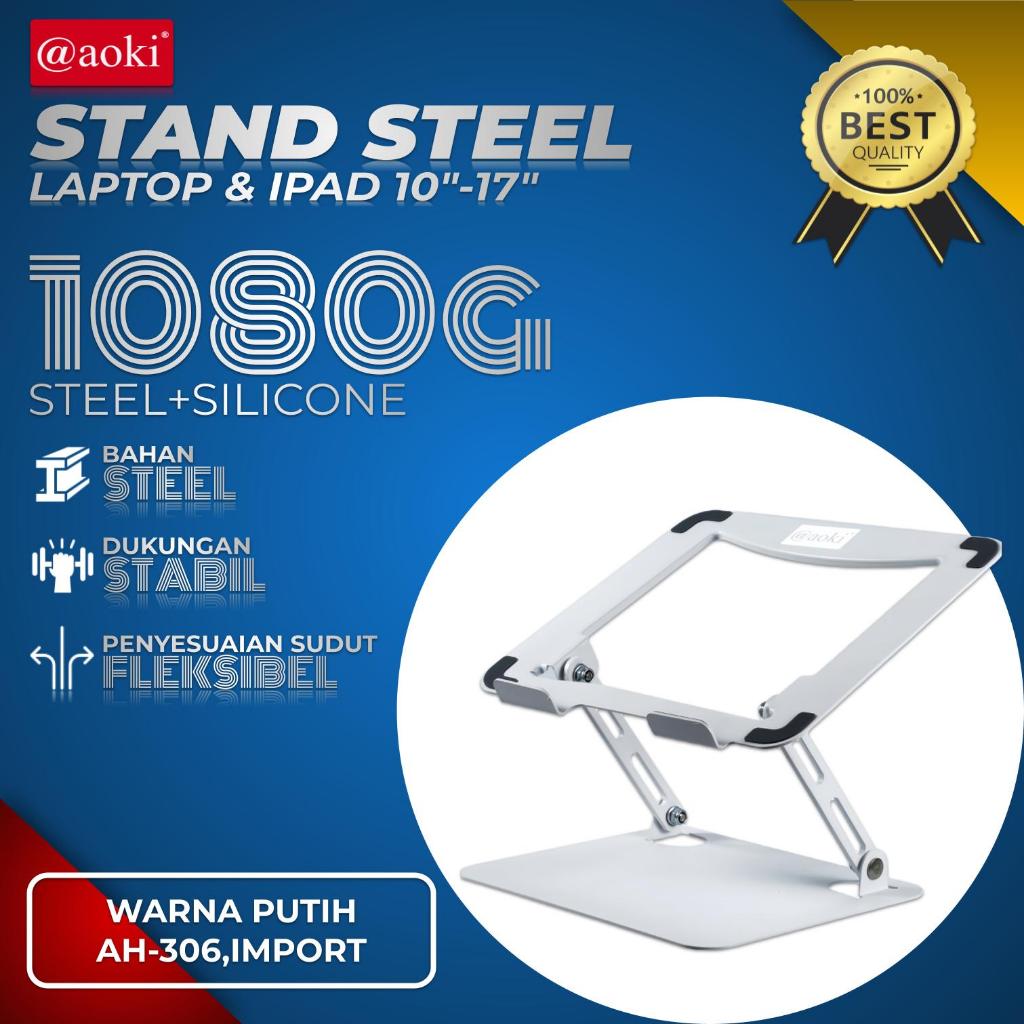 Jual AOKI Laptop Stand dengan 360° Rotasi Base, Penstabil Komputer Ergonomis untuk Meja ...